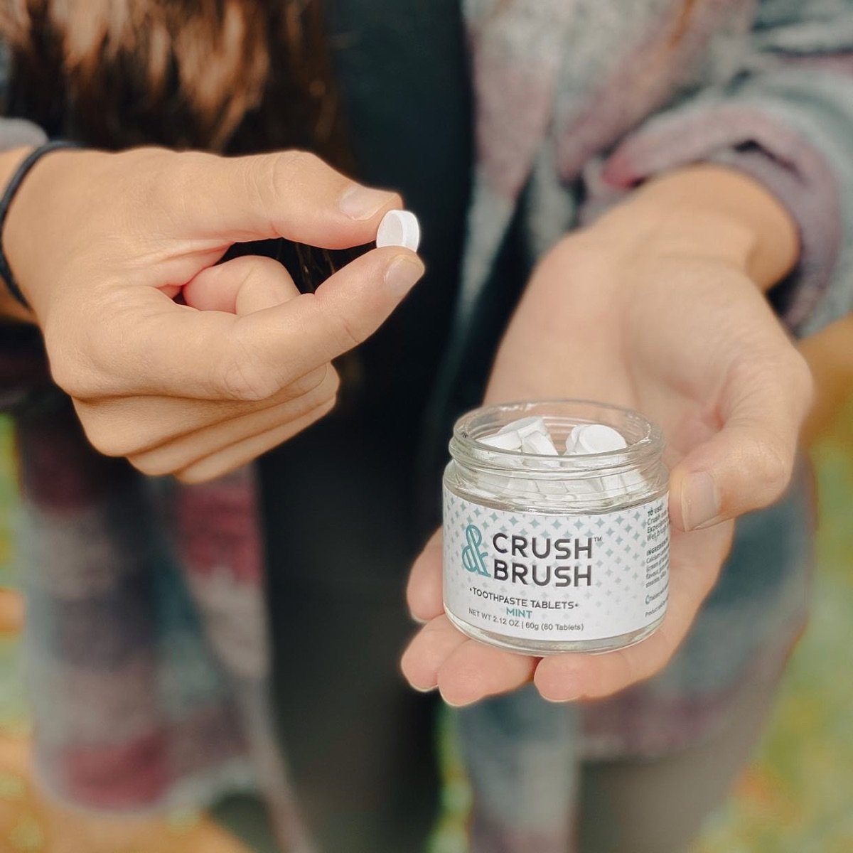 Crush & Brush Toothpaste Tablets - Mint from Nelson Naturals - Vegan ...