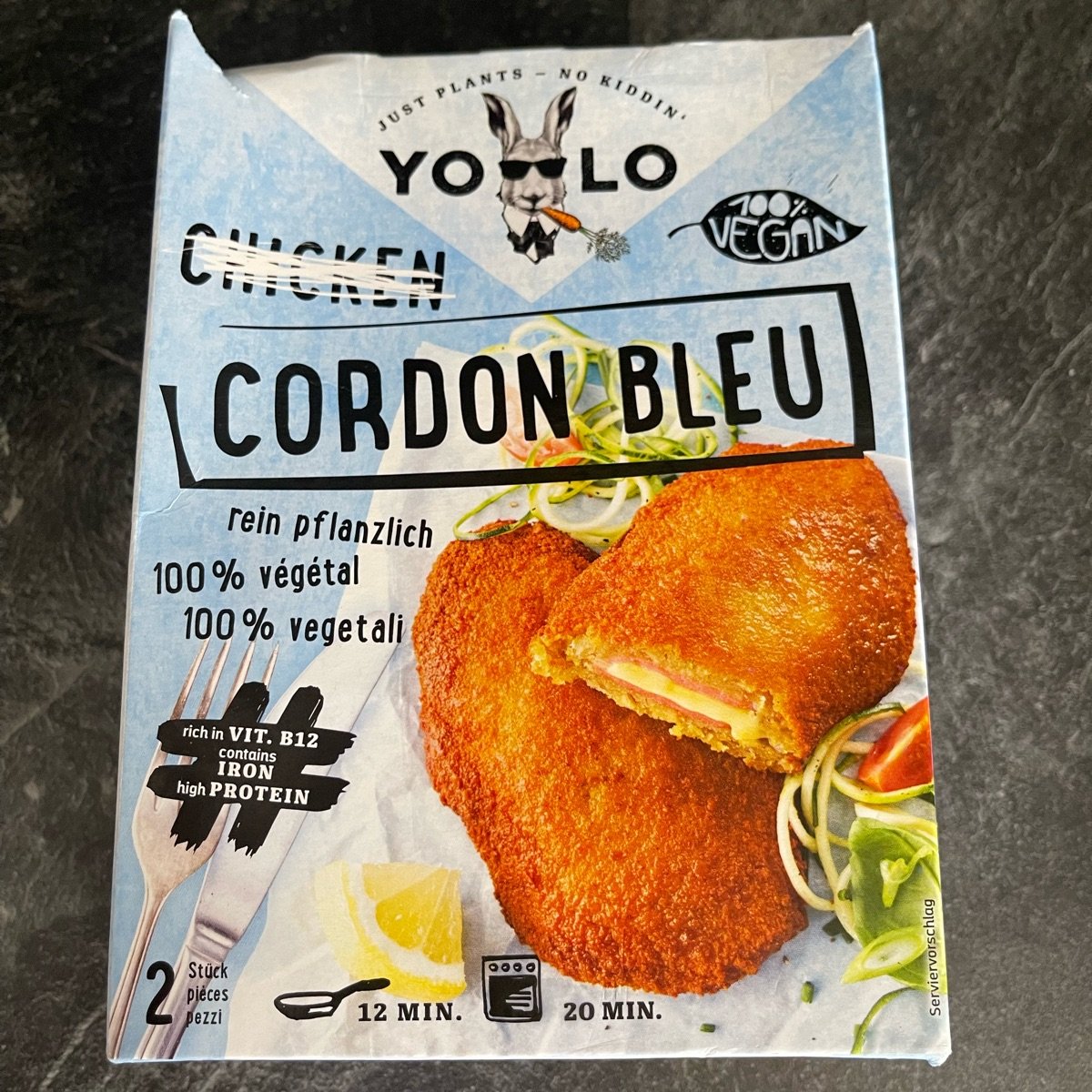 Cordon bleau from Yolo - Vegan Product Reviews & Ratings | abillion
