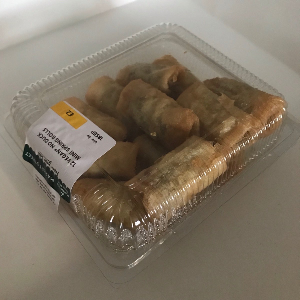 No duck spring rolls x12 from Morrisons - Vegan Product Reviews ...