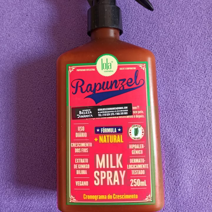 Lola Cosmetics Rapunzel Milk Spray Review | abillion