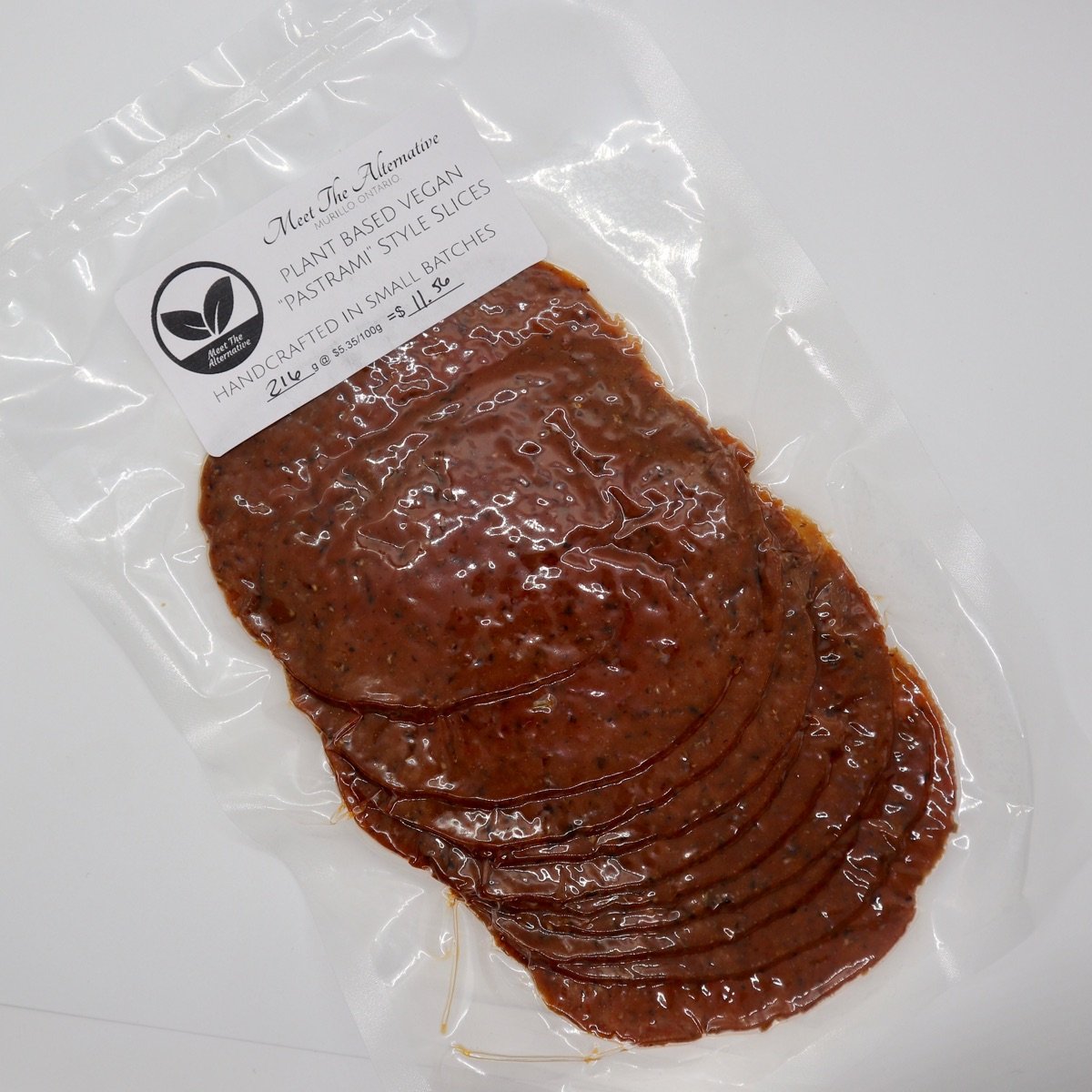 Plant Based Vegan “Pastrami” Style Slices from Meet The Alternative ...
