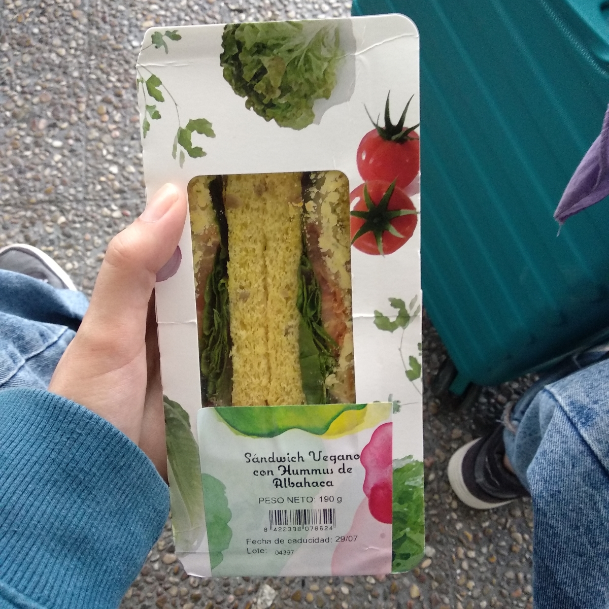 Sandwich Vegano Con Hummus De Albahaca from British sandwich factory ...