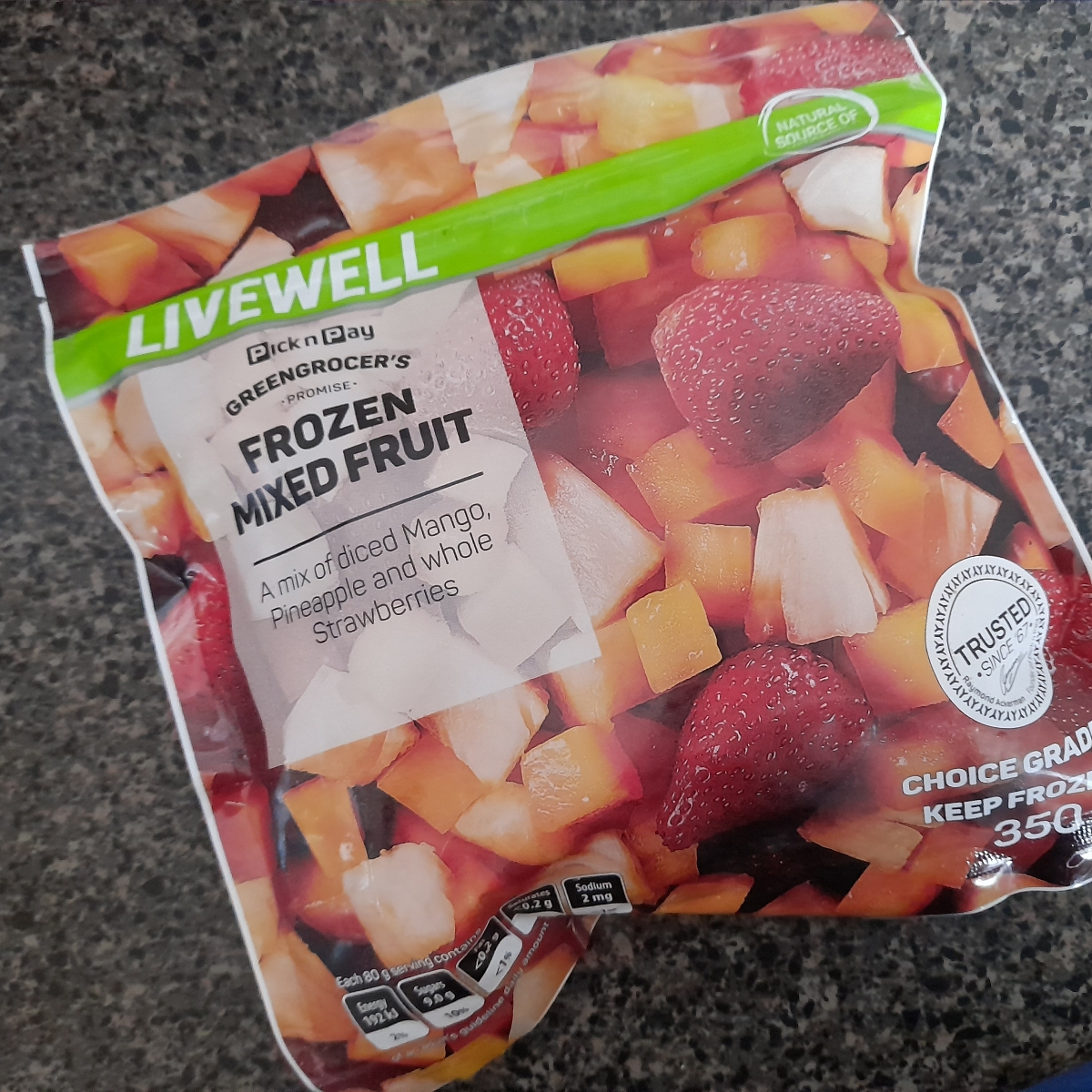 Mixed frozen fruits from Pick n Pay - Vegan Product Reviews & Ratings | abillion