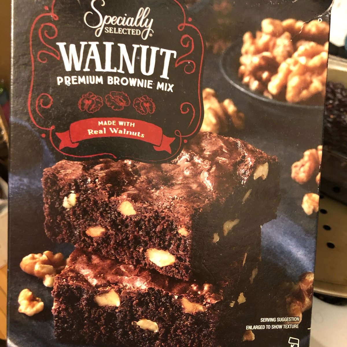 Walnut Premium Brownie Mix from ALDI Specially Selected - Vegan Product ...