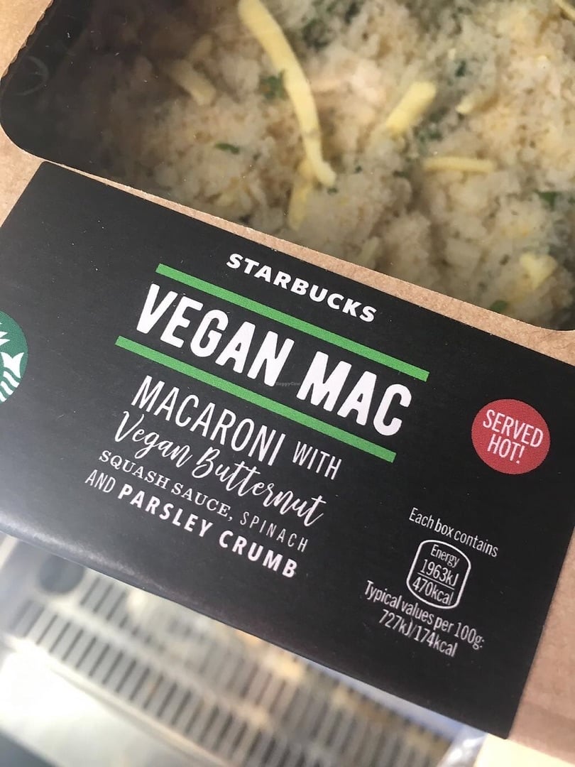 Vegan Butternut Mac from Starbucks - Vegan Product Reviews & Ratings ...
