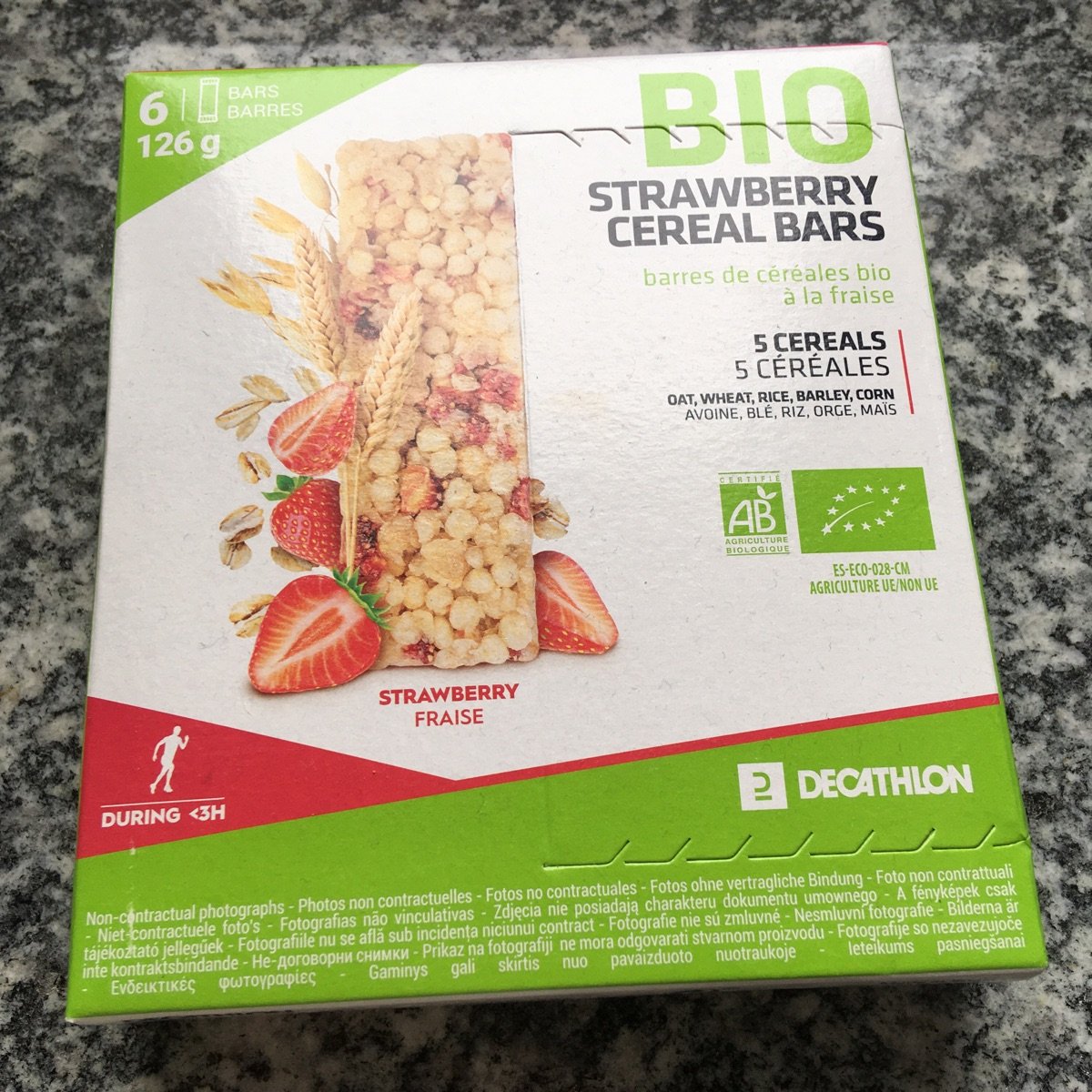 Decathlon Bio Strawberry Cereal Bars Reviews | abillion