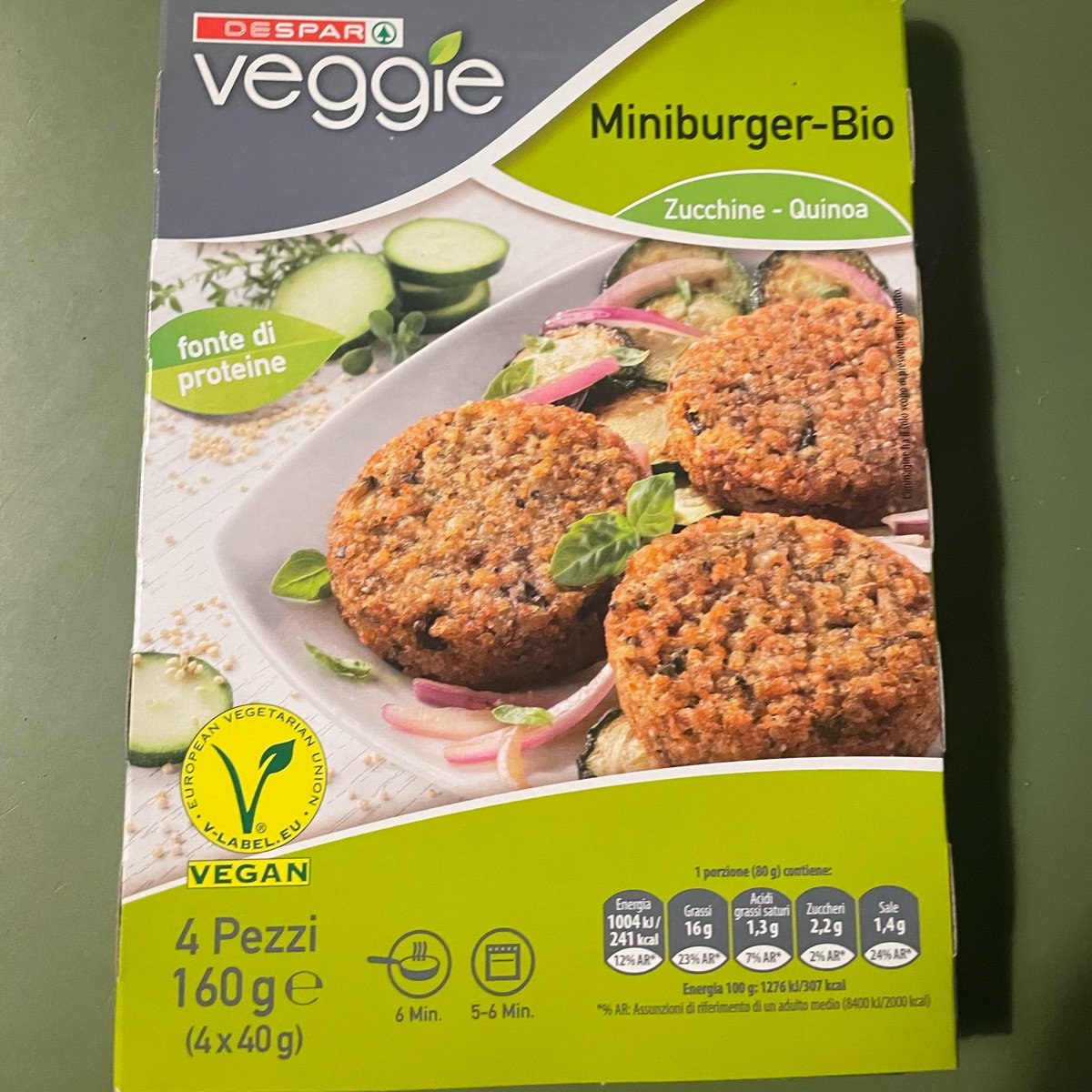 Miniburger bio zucchine e quinoa from Despar Veggie - Vegan Product ...