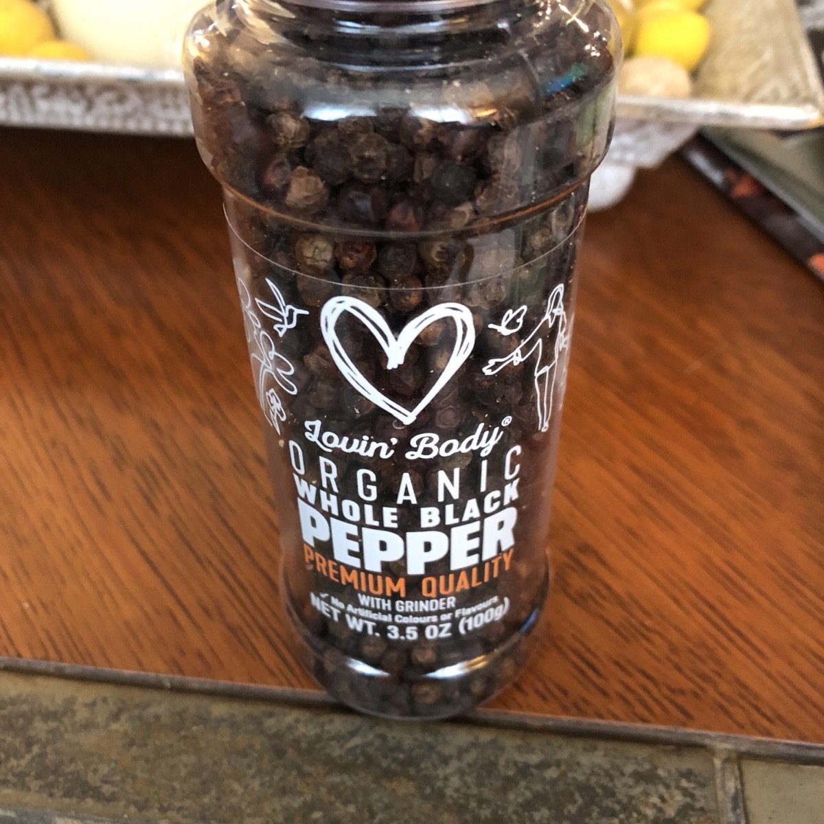 Organic whole black pepper from Lovin body - Vegan Product Reviews ...