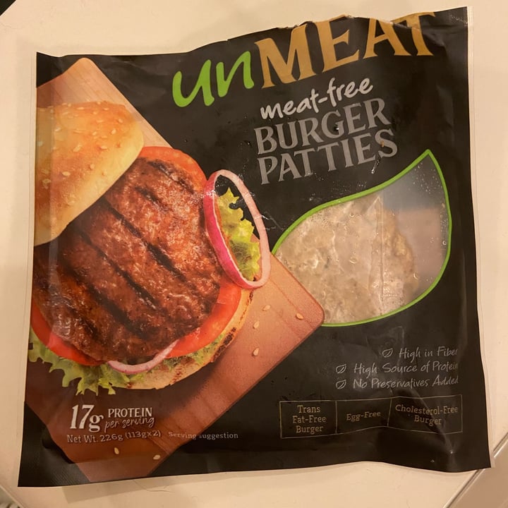 unMEAT Meat-Free Burger Patties Review | abillion