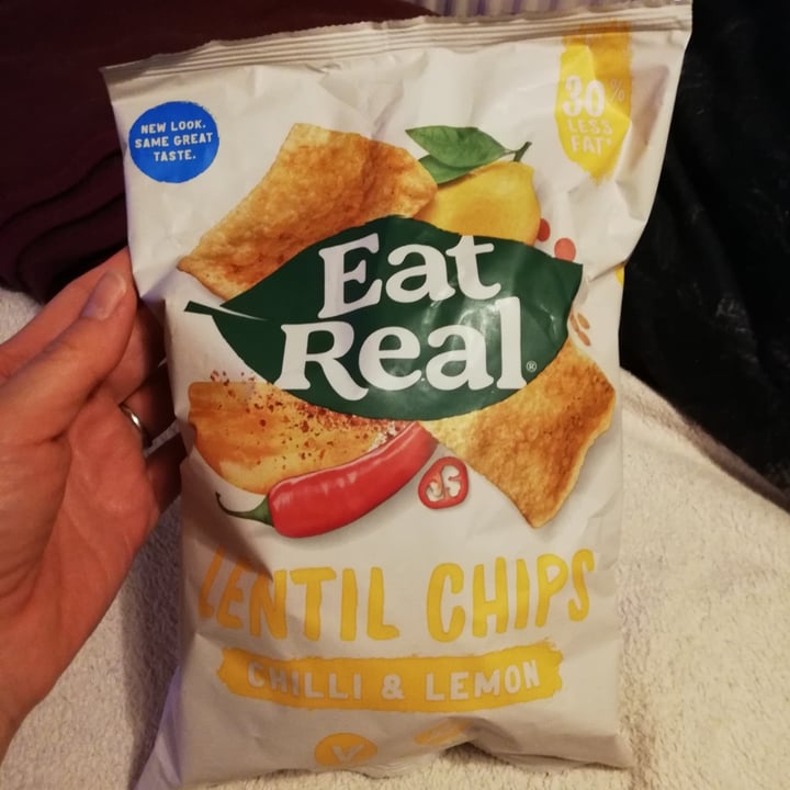 Eat Real Chilli and Lemon Lentil Chips Review | abillion