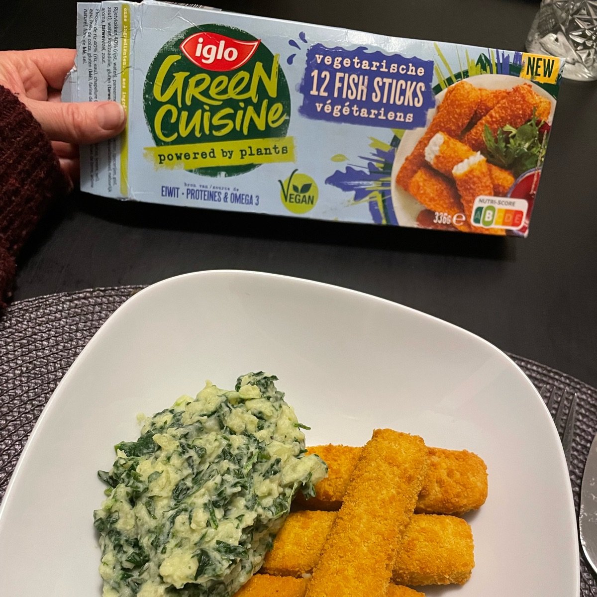 vegetarische Fish Sticks végétariens from iglo Green Cuisine - Vegan ...