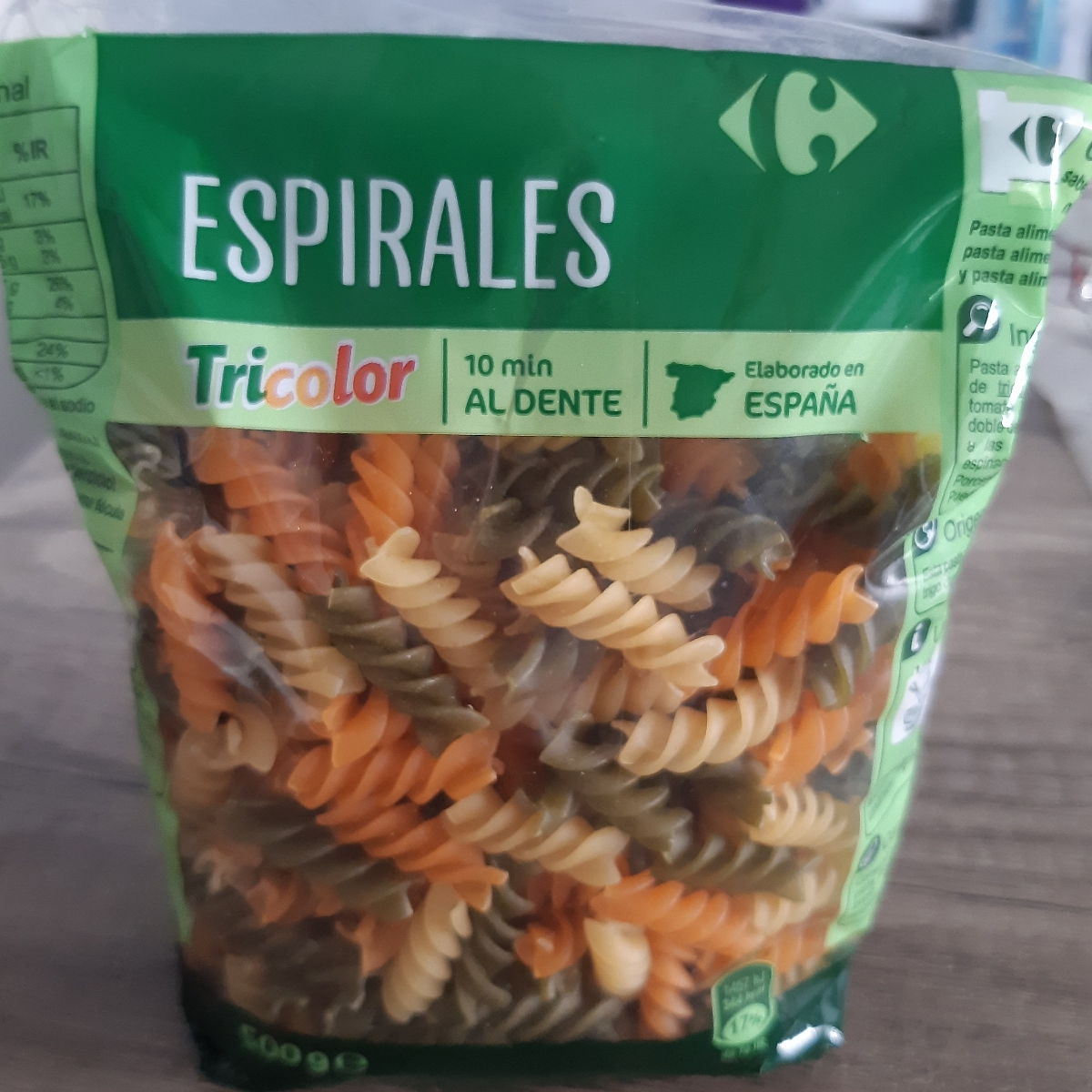 Espirales Tricolor from Carrefour - Vegan Product Reviews & Ratings ...