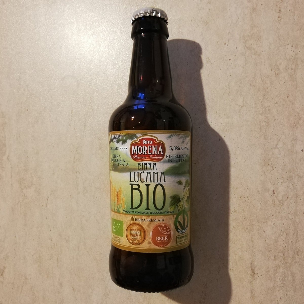 Birra bio from Birra Morena lucana - Vegan Product Reviews & Ratings ...