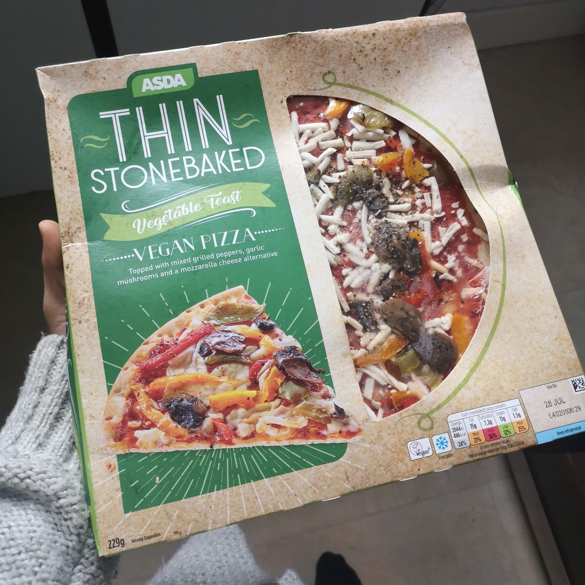 Vegan Stonebaked Pizza from ASDA - Vegan Product Reviews & Ratings ...