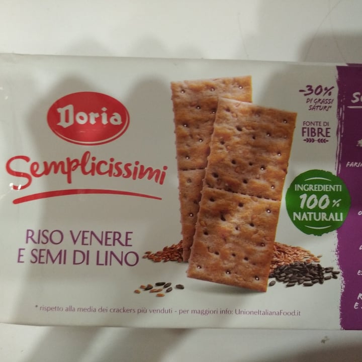 Doria Crackers al Riso Venere e Semi di Lino Review | abillion