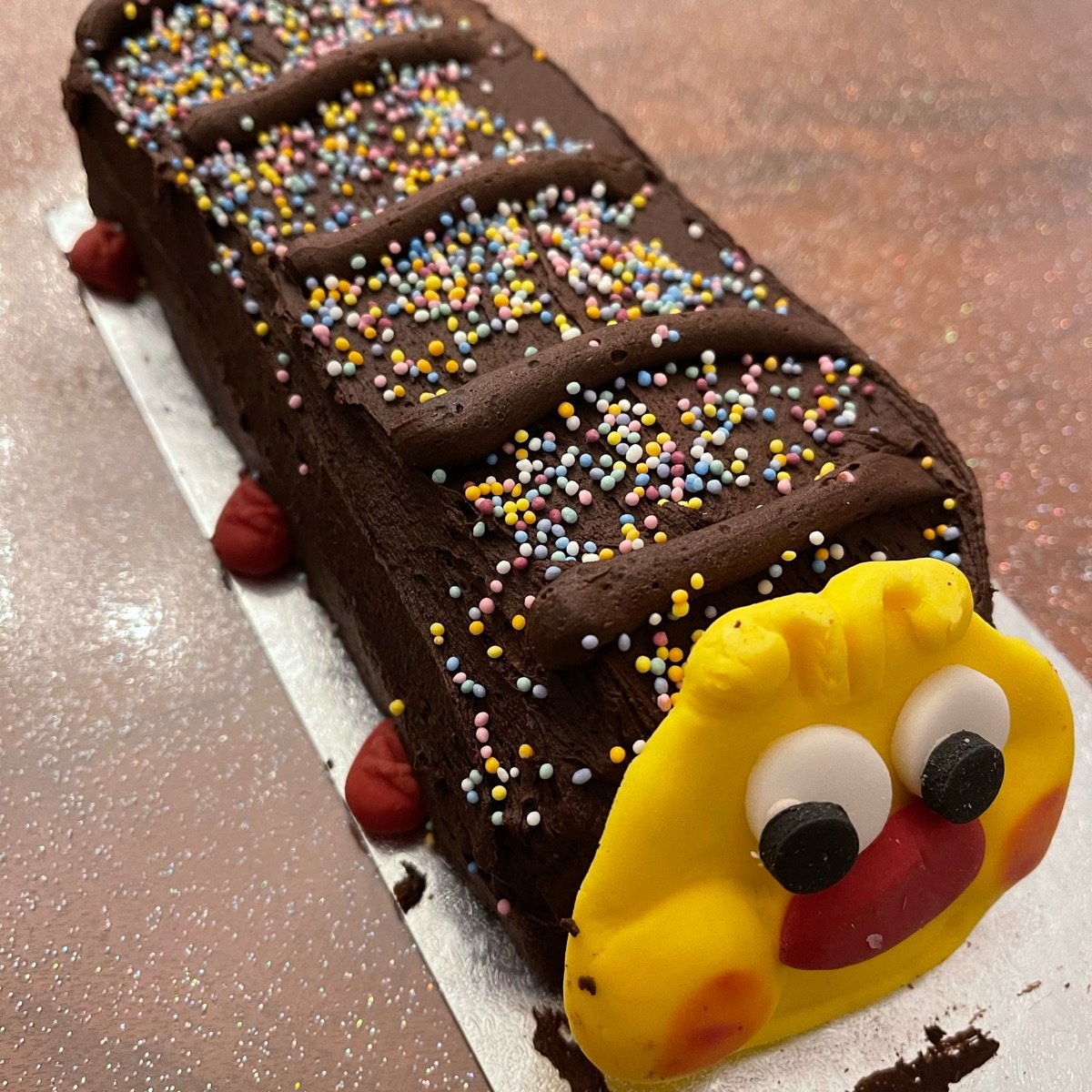 Archie the caterpillar cake from Just Love Food Company - Vegan Product ...