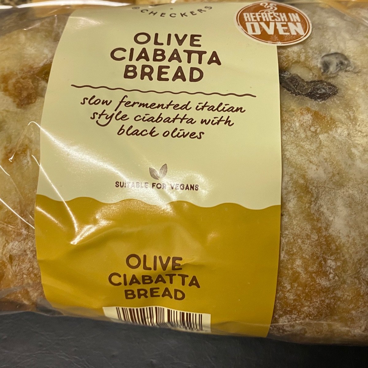 Olive Ciabatta Loaf from Checkers Housebrand - Vegan Product Reviews ...