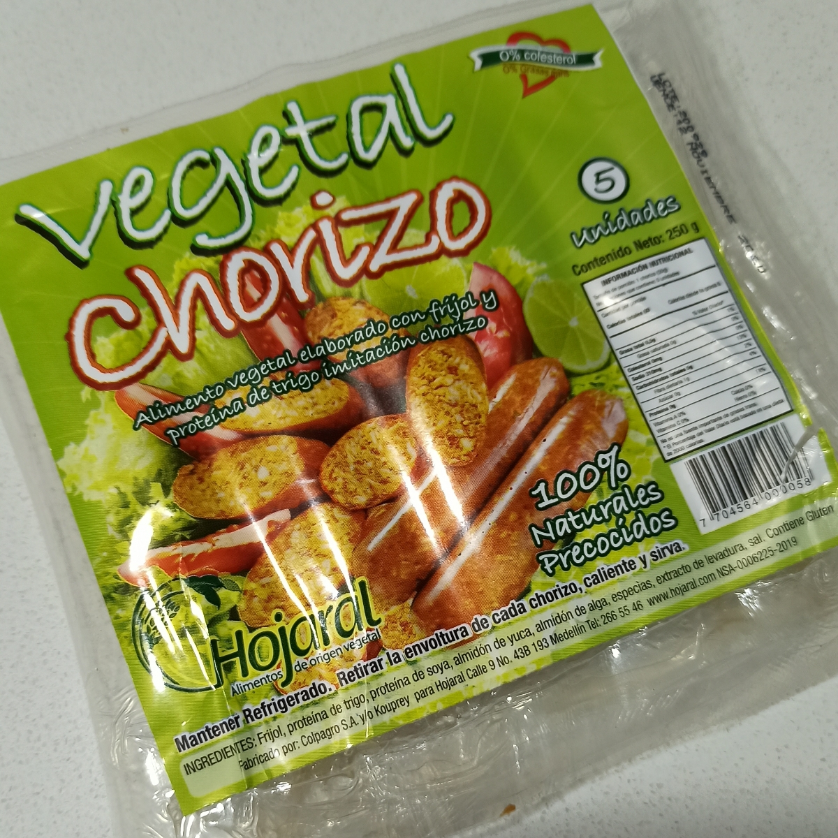 Chorizo vegetal from Hojaral - Vegan Product Reviews & Ratings | abillion