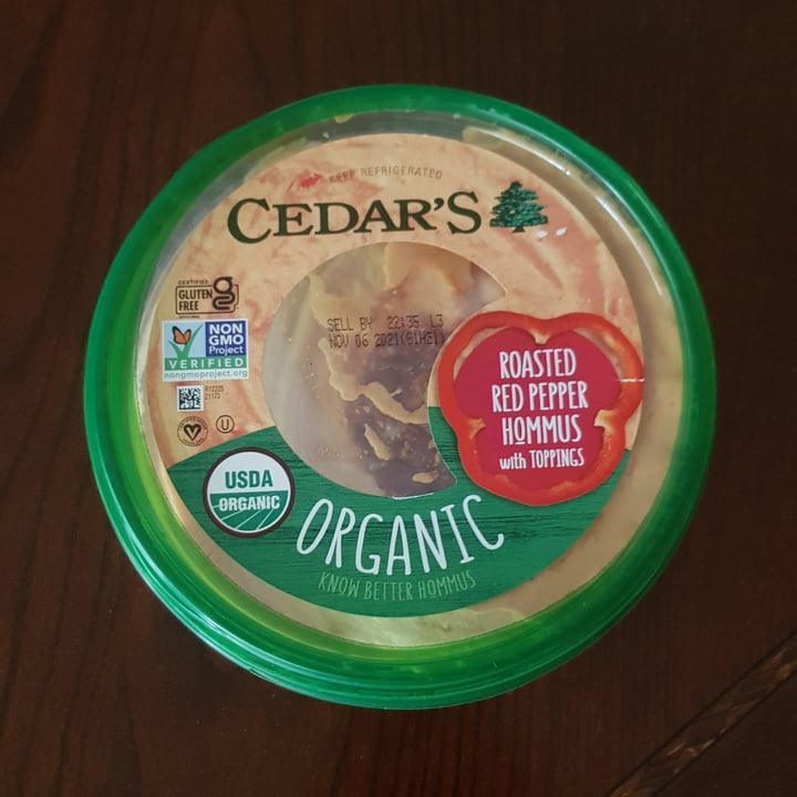 Cedar's Foods Roasted Red Pepper Hummus Review | abillion