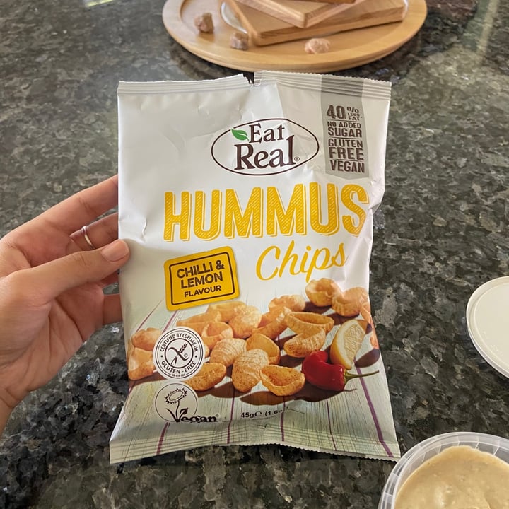 Eat Real Chilli and Lemon Hummus Chips Review | abillion