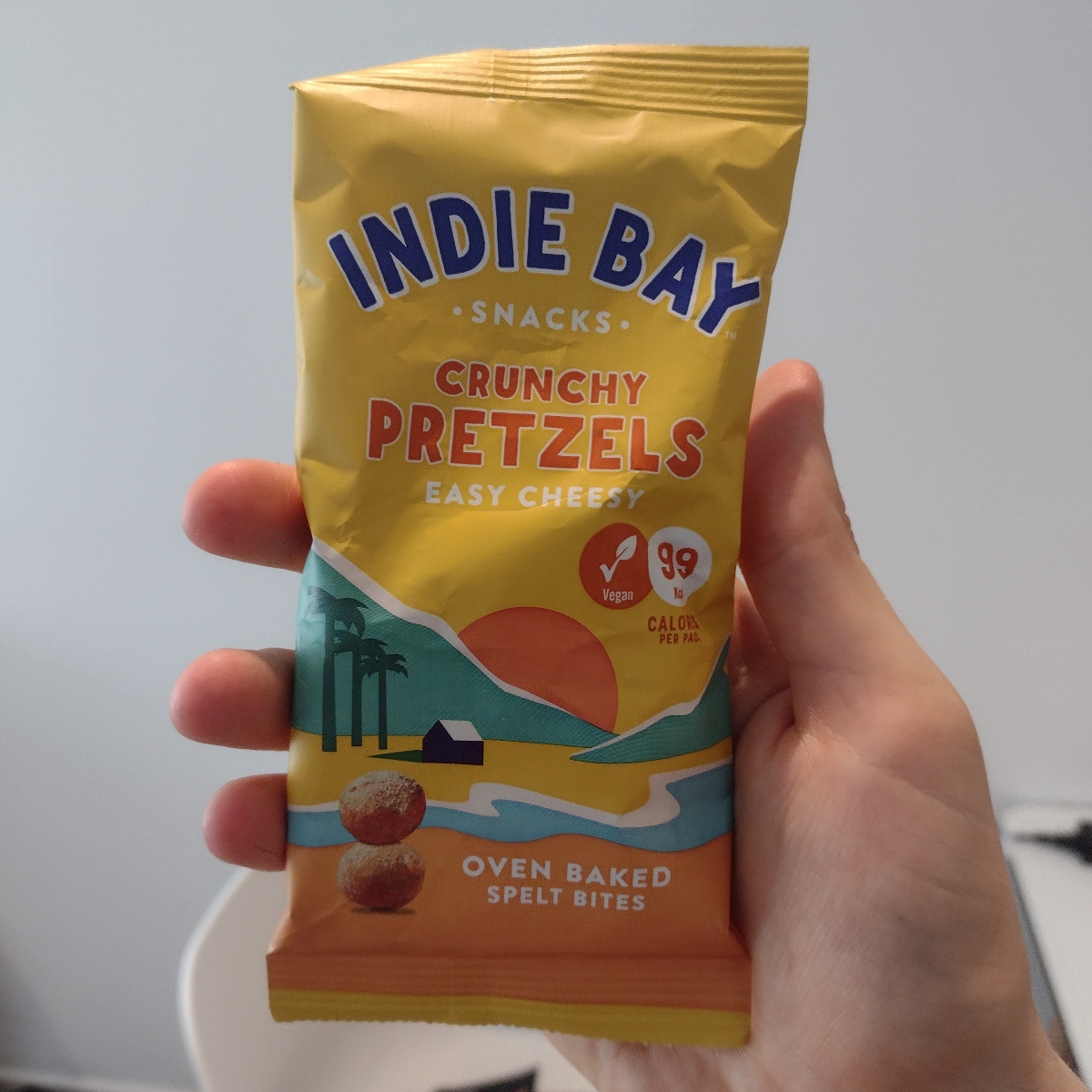 Crunchy Pretzels Easy Cheesy from Indie Bay Snacks - Vegan Product ...
