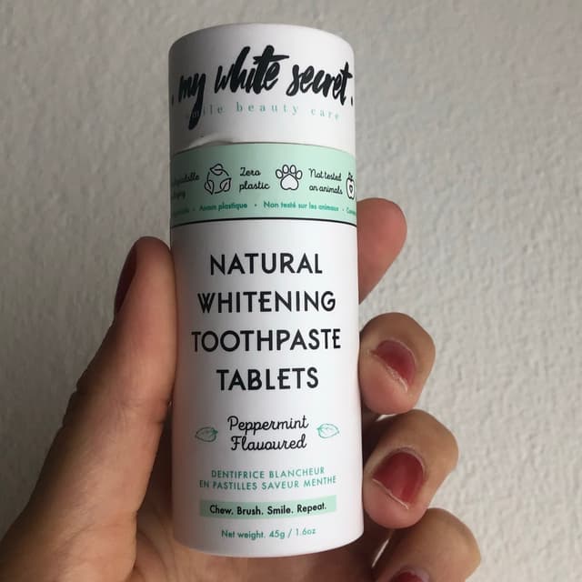 Toothpaste Tablets Dentifricio at My White secret - Review by ...