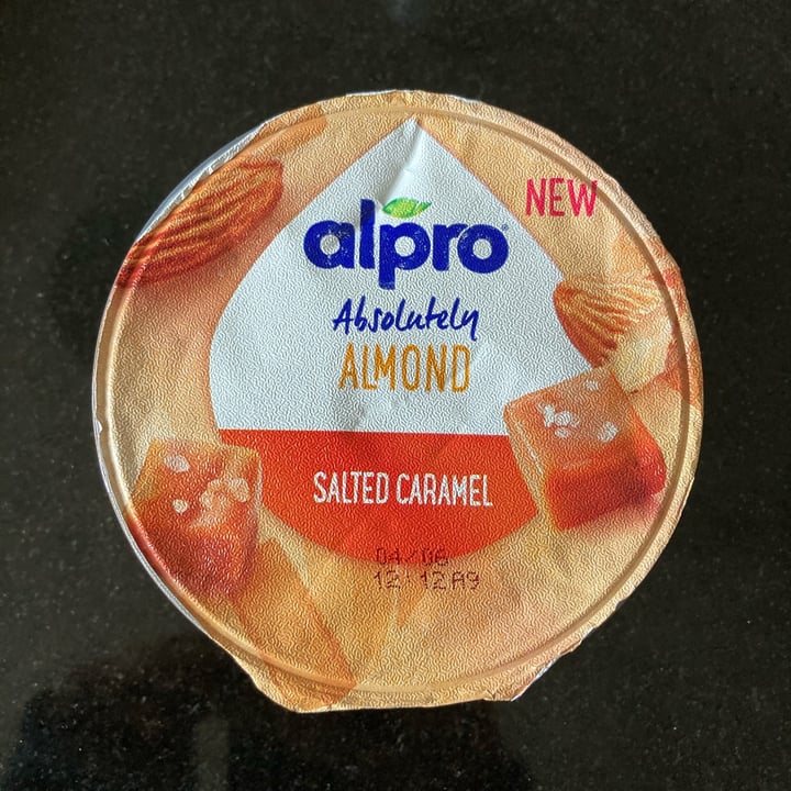 Alpro absolutely almond salted caramel Review | abillion