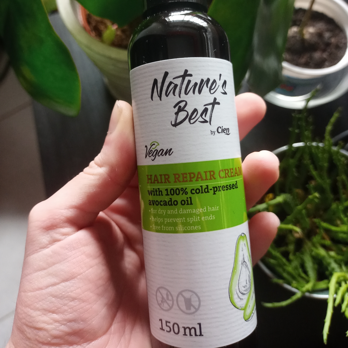Hair repair cream Avocado Oil from Cien - Vegan Product Reviews ...
