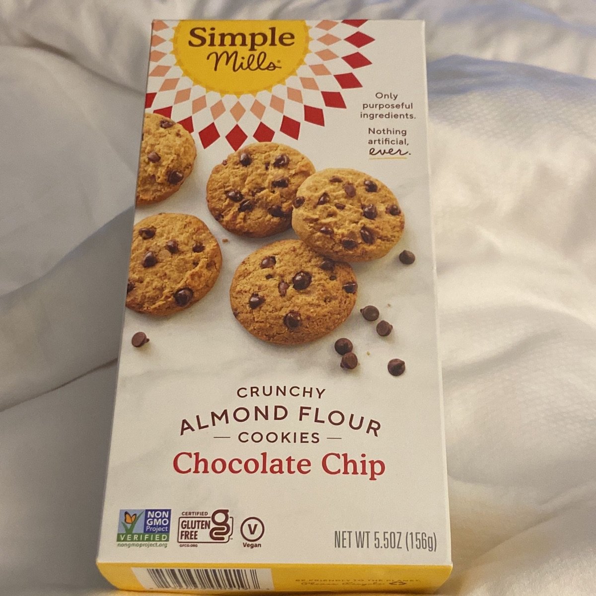 Almond flour Chocolate Chip Cookies from Simple Mills - Vegan Product ...