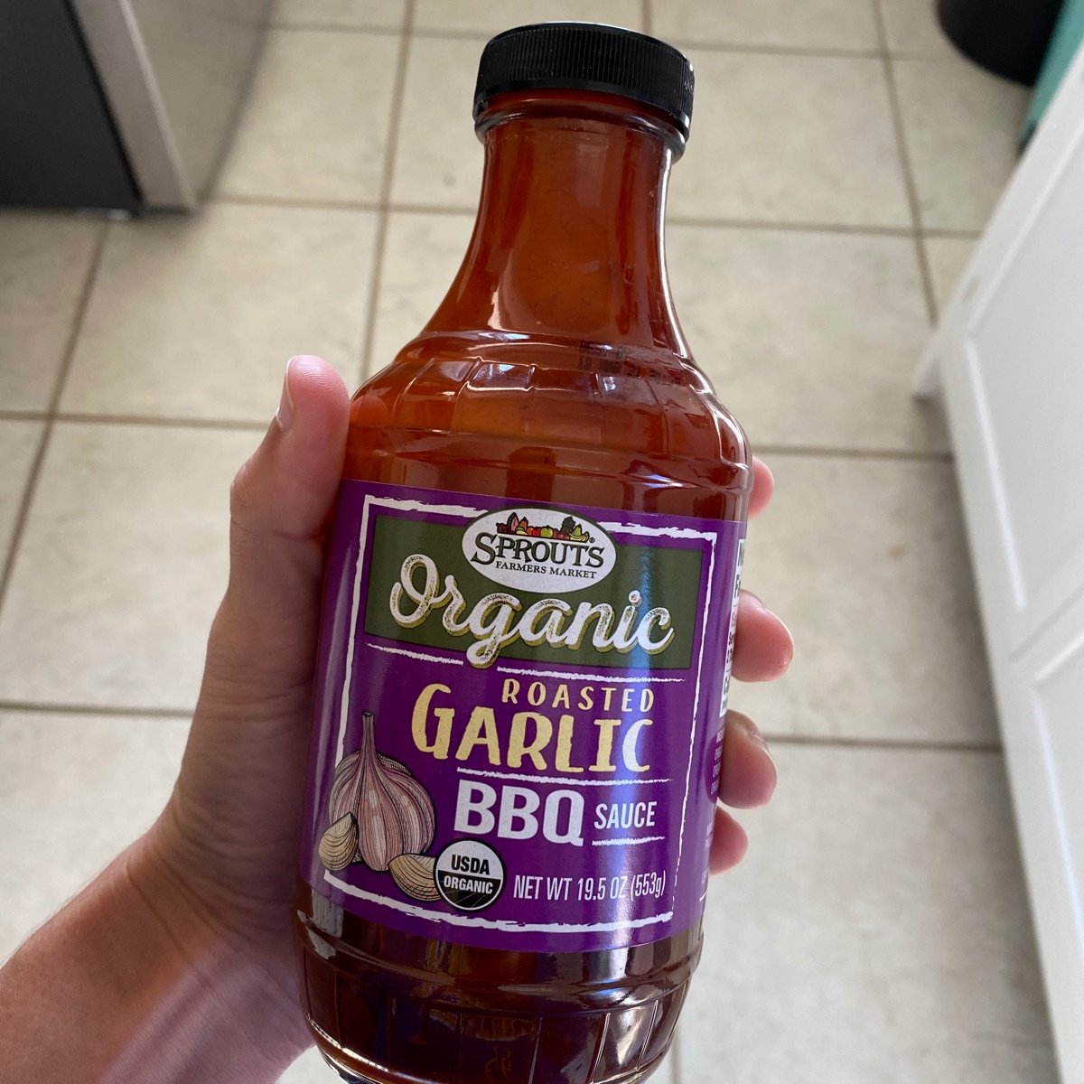Organic Roasted Garlic BBQ Sauce from Sprouts Farmers Market - Vegan ...