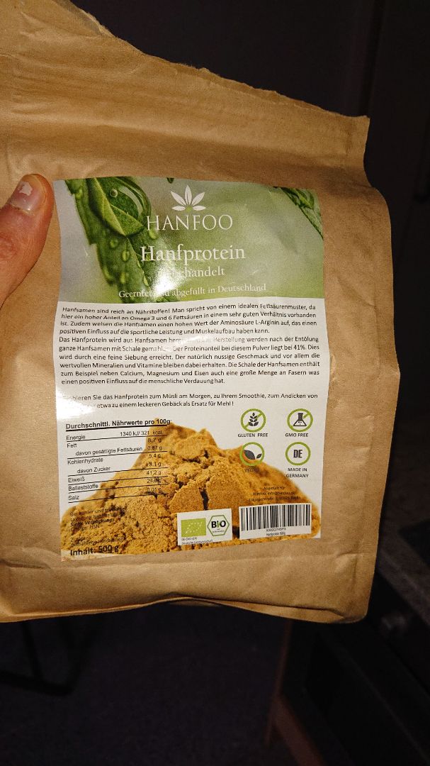 Hanfprotein from Hanfoo - Vegan Product Reviews & Ratings | abillion