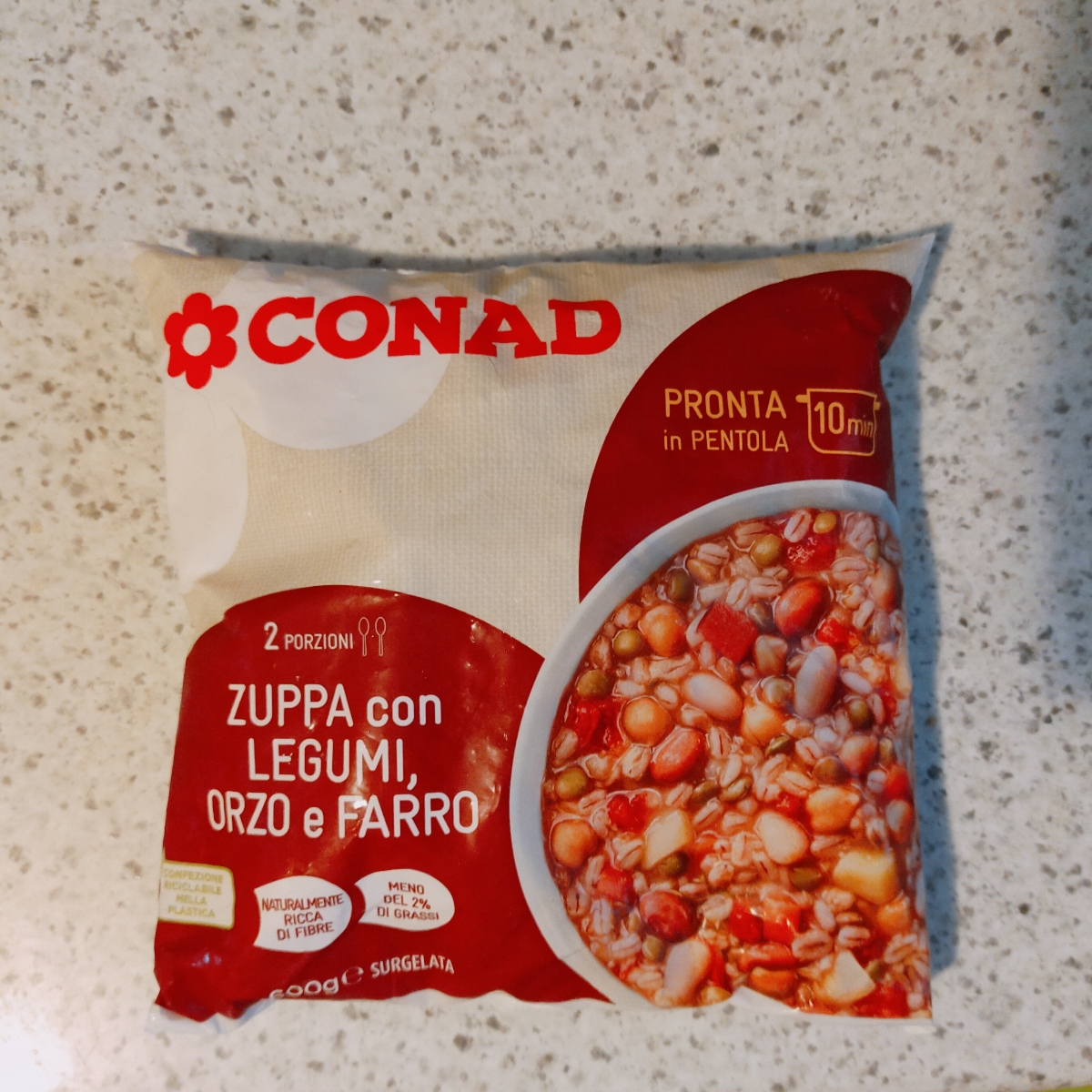 Zuppa con legumi, orzo e farro from Conad - Vegan Product Reviews ...