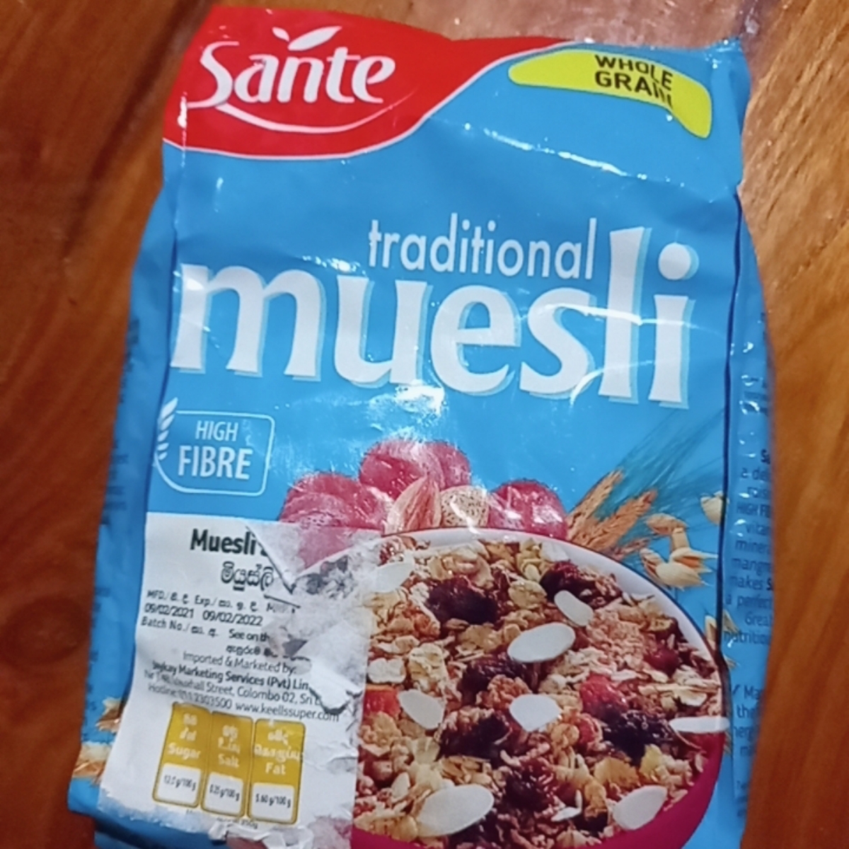 muesli from Sante - Vegan Product Reviews & Ratings | abillion