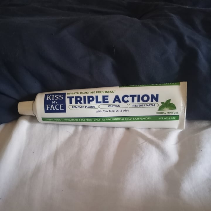 Kiss My Face Triple Action Toothpaste Review | abillion