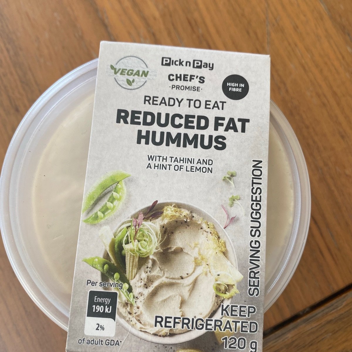 Pick n Pay Reduced Fat Hummus from Pick n Pay - Vegan Product Reviews ...