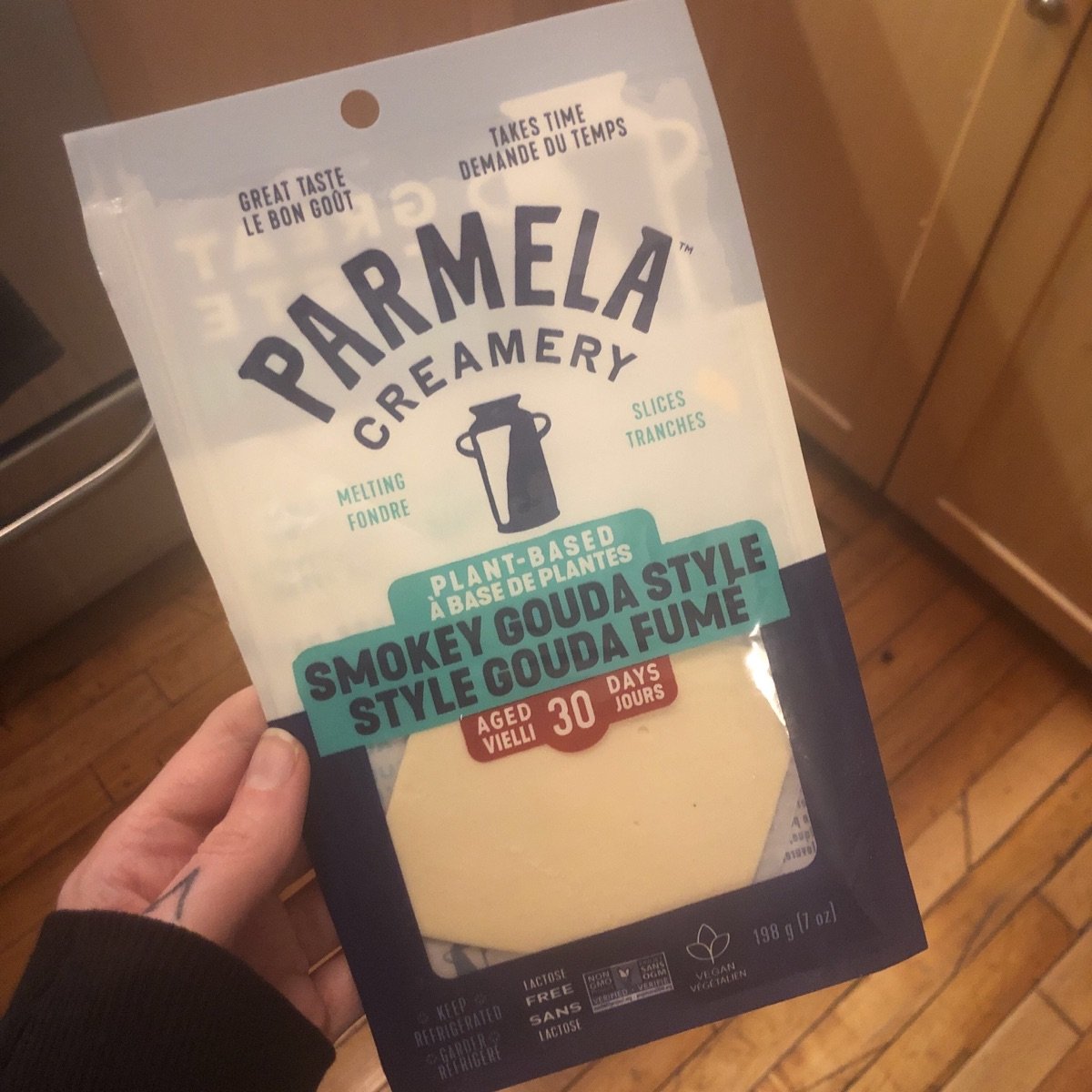 Smoky Gouda Style Slices from Parmela Creamery - Vegan Product Reviews ...