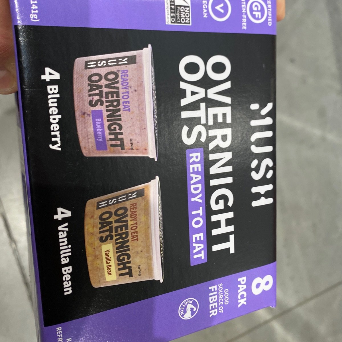Blueberry and Vanilla Oats from Mush Oats - Vegan Product Reviews ...