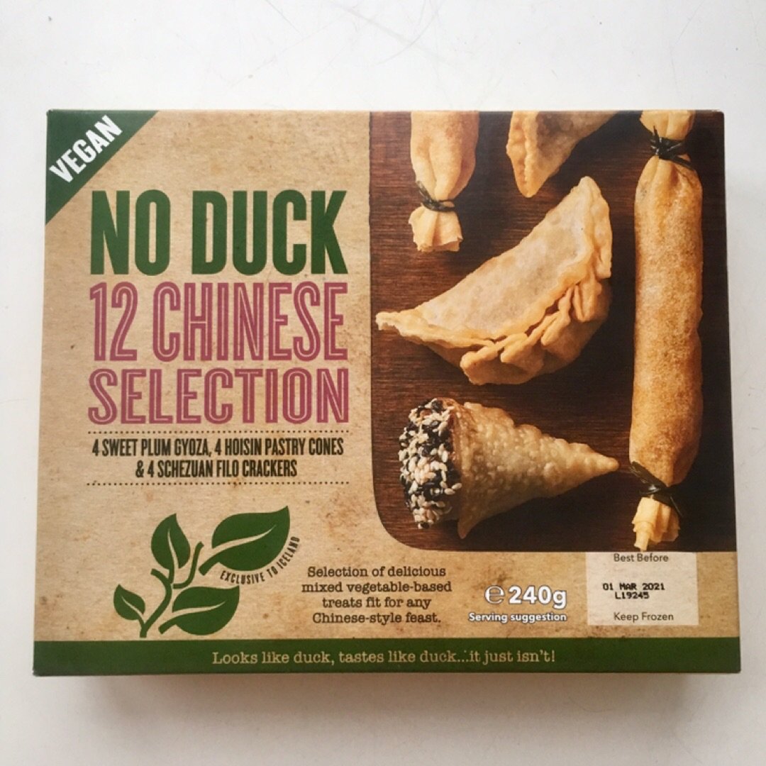 No Duck 12 Chinese Selection from Iceland Foods - Vegan Product Reviews ...