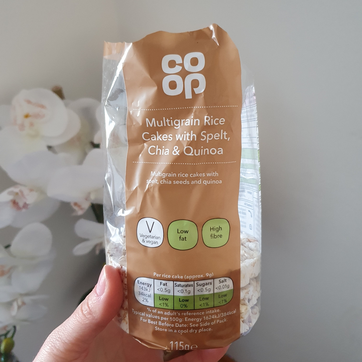 Multigrain Rice cakes with Chia & Quinoa from Coop - Vegan Product ...