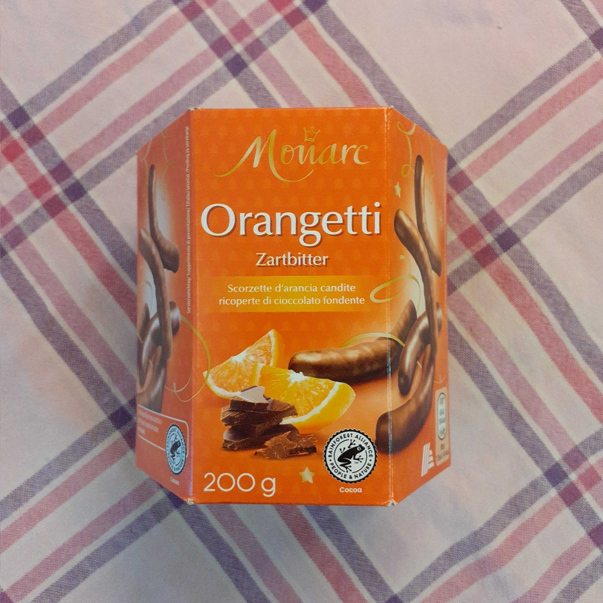 Orangetti zartbitter from Monarc - Vegan Product Reviews & Ratings ...