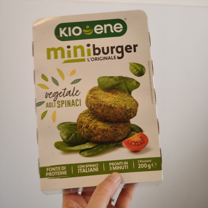Kioene Mini Burger Vegetale Agli Spinaci Review | abillion