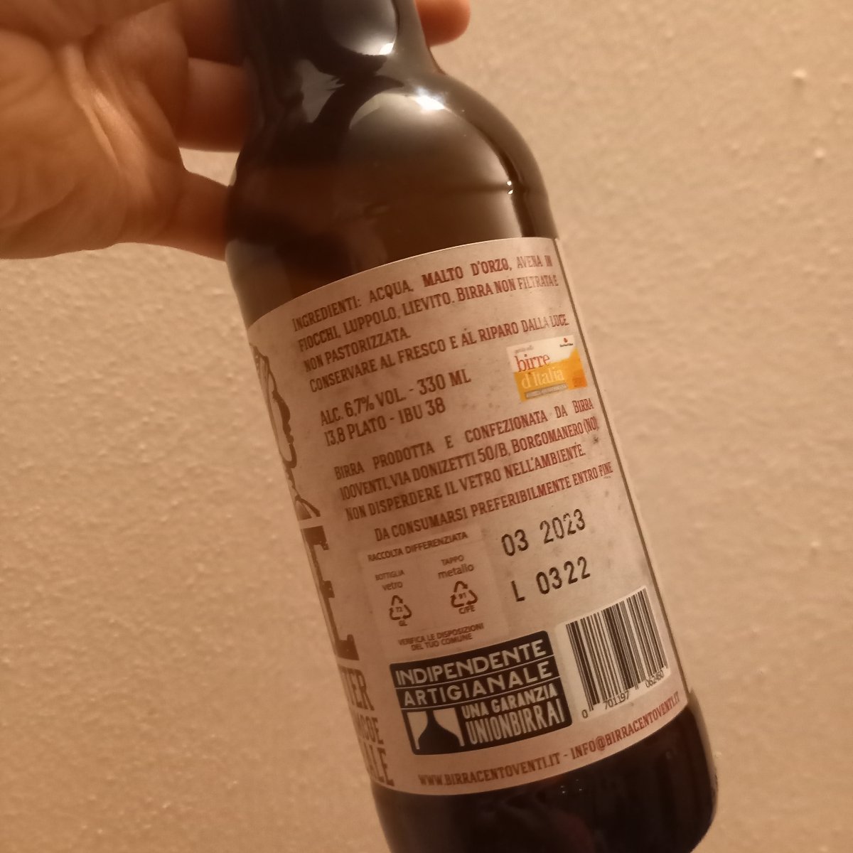 Apache from Birra 100venti - Vegan Product Reviews & Ratings | abillion