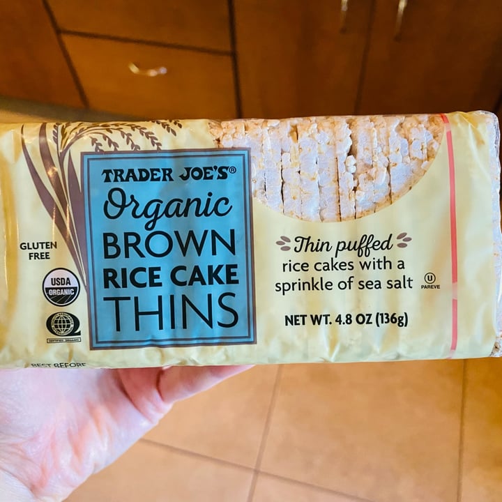 Trader Joe's organic brown rice cake thins Review | abillion
