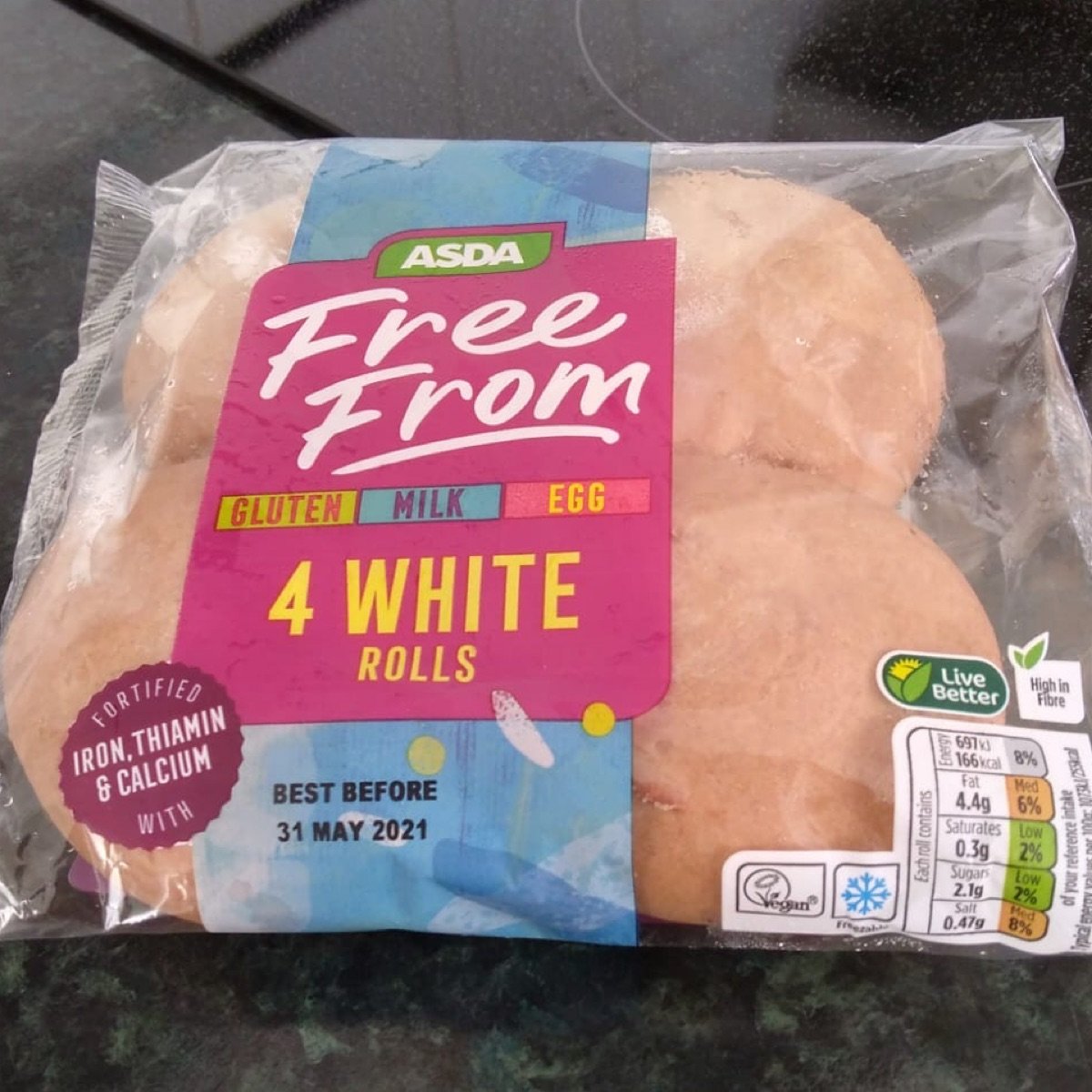 4 White Rolls from ASDA - Vegan Product Reviews & Ratings | abillion