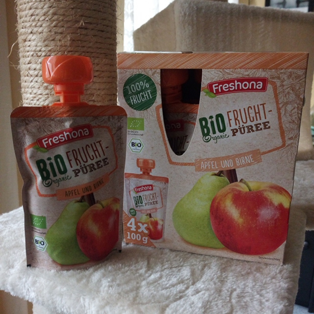 Fruchtpüree 'Apfel & Birne' from Freshona - Vegan Product Reviews ...