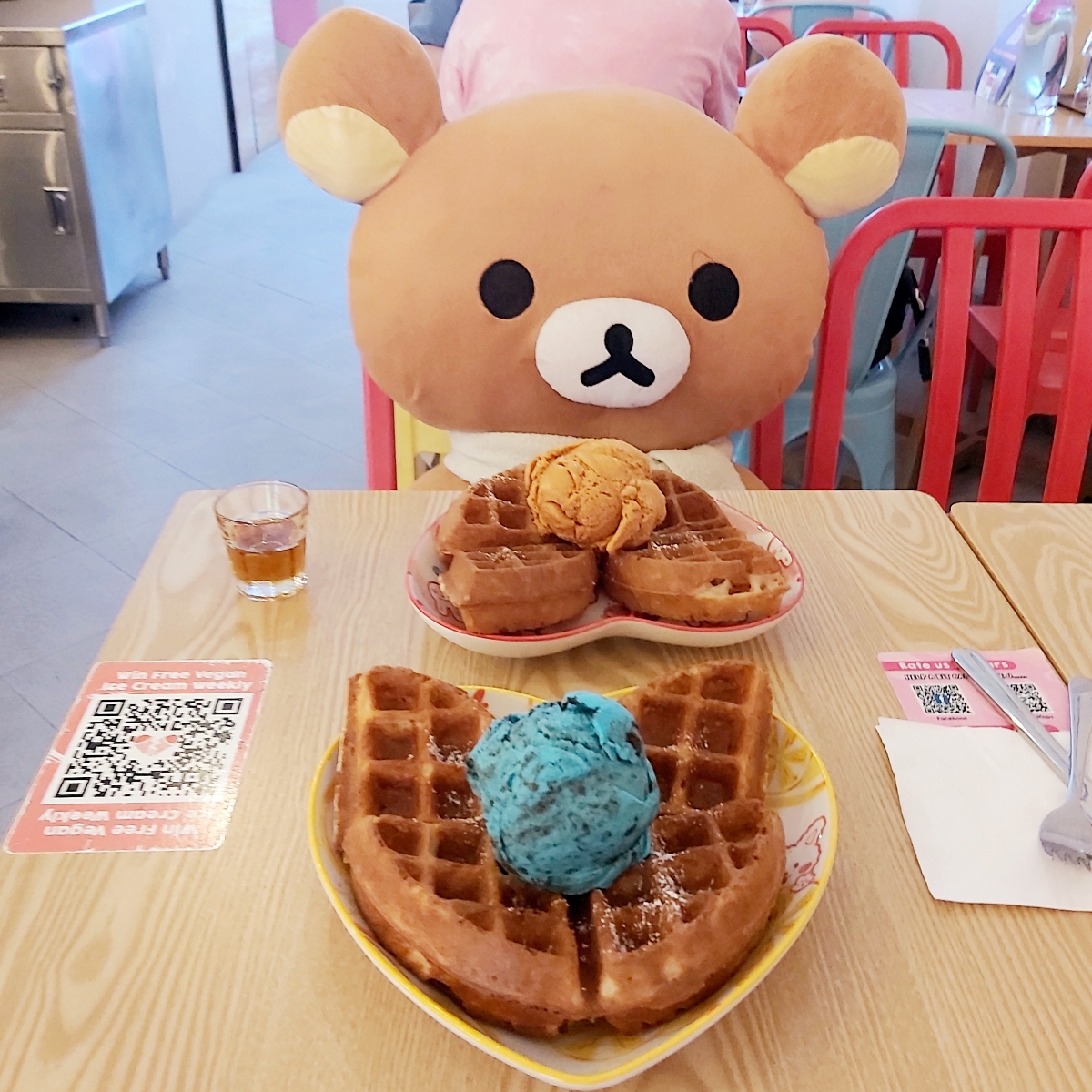 Waffles at Heartbreak Melts Ice Cream Cafe, Singapore - Vegan Dish ...
