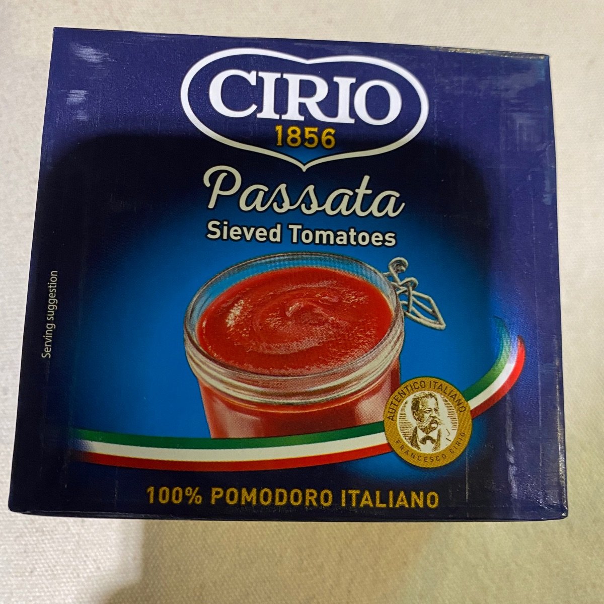 Sieved tomatoes from Cirio - Vegan Product Reviews & Ratings | abillion