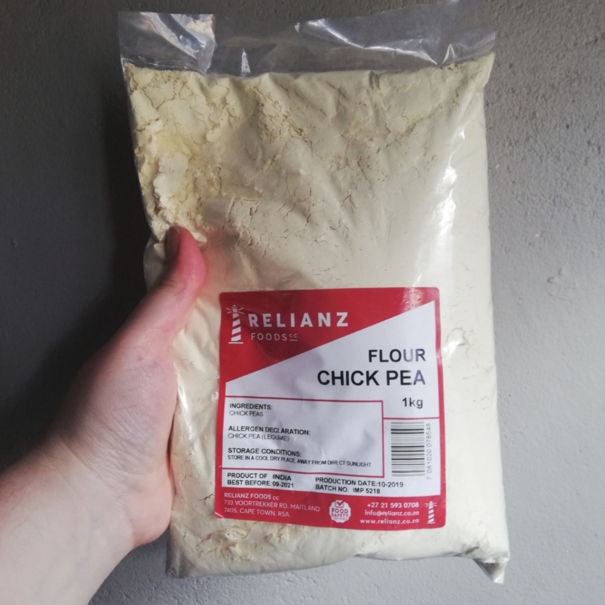 Chick Pea Flour from Relianz Foods - Vegan Product Reviews & Ratings ...
