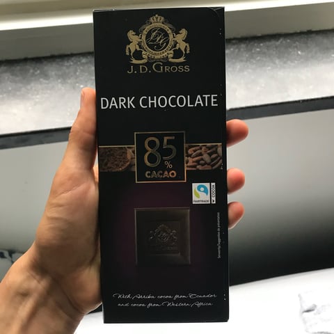 J. D. Gross Dark Chocolate 85% Cacao Reviews | abillion
