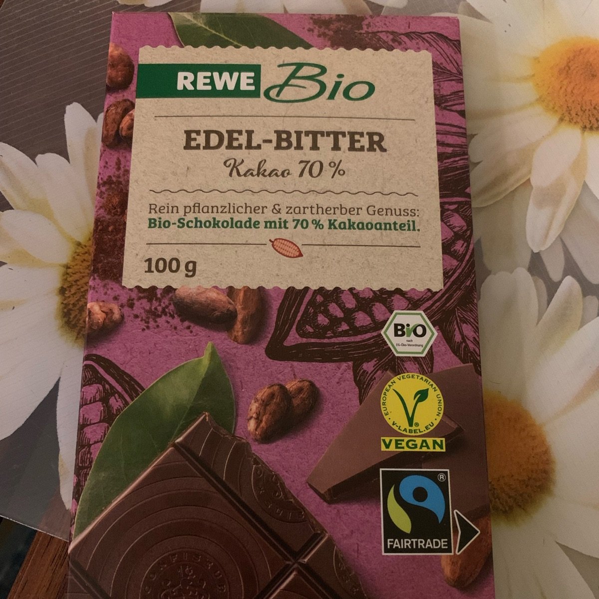Dark Chocolate from Rewe Bio - Vegan Product Reviews & Ratings | abillion